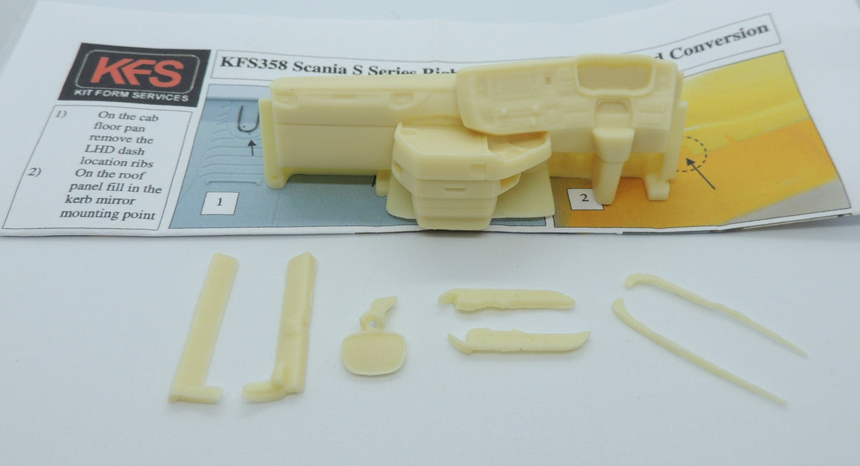 Scania S Series RHD Dashboard Conversion - KFS-358 – Kit Form Services Ltd
